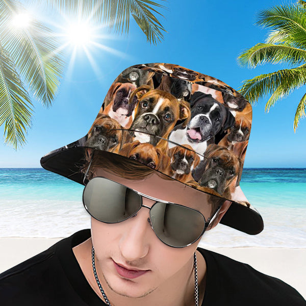 A Bunch Of Boxers Bucket Hat - facamart